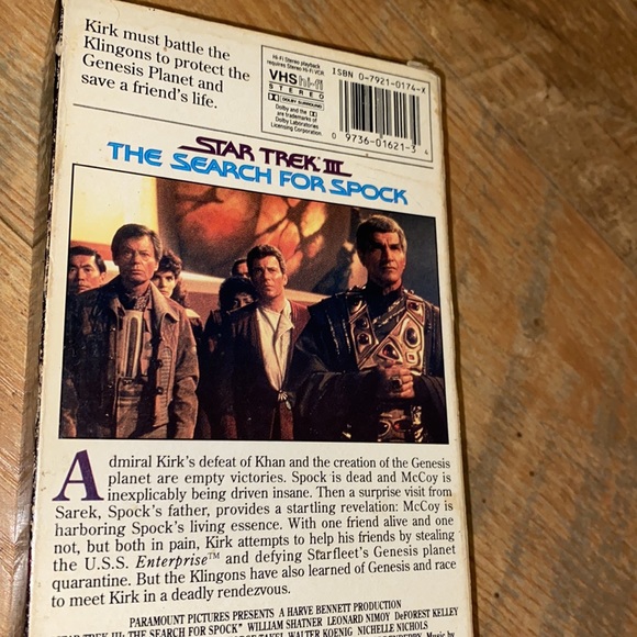 Paramount | Media | 8 Star Trek Vhs Tapes Collection | Poshmark